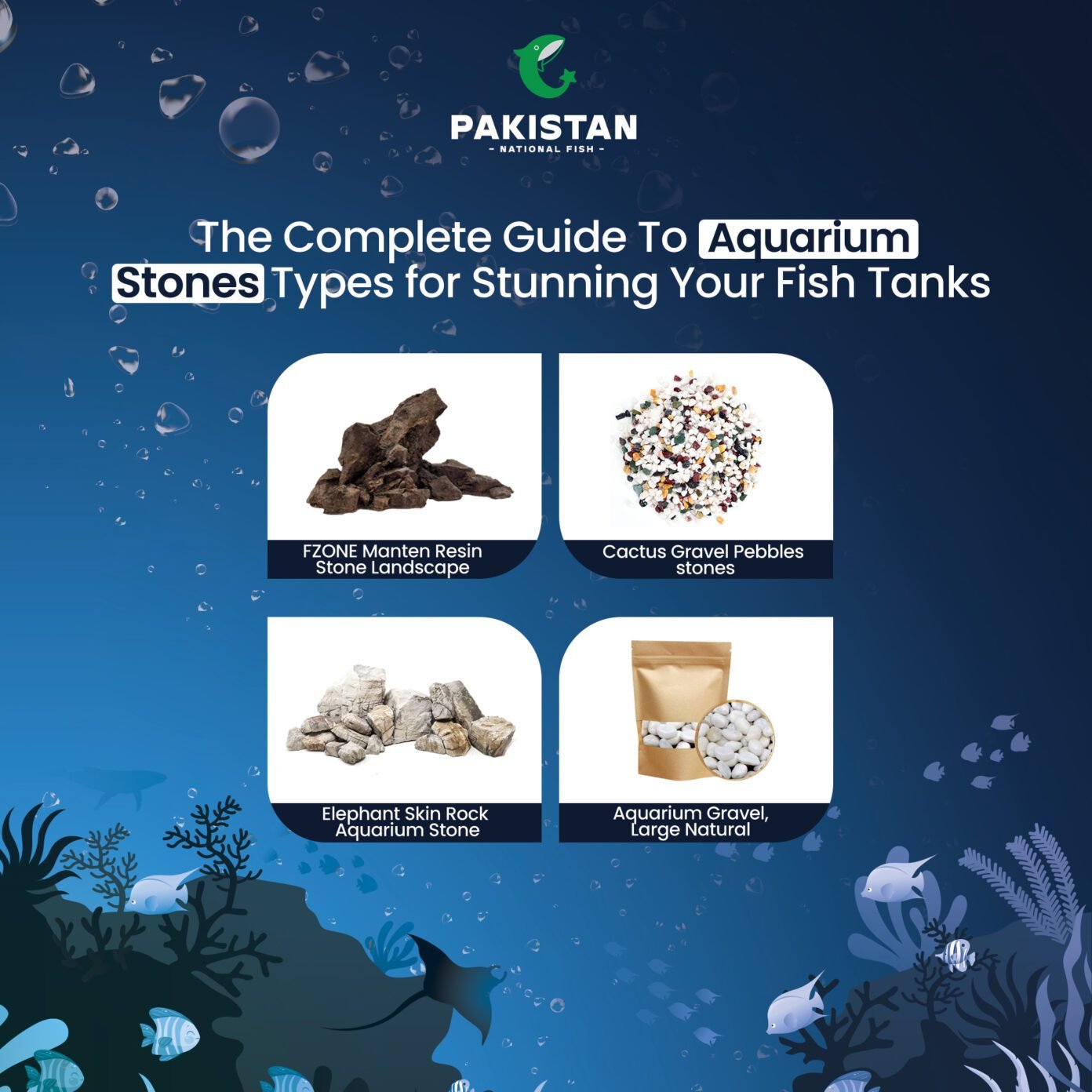 Advantages of Aquarium Stones: Tips for Romancing the stones